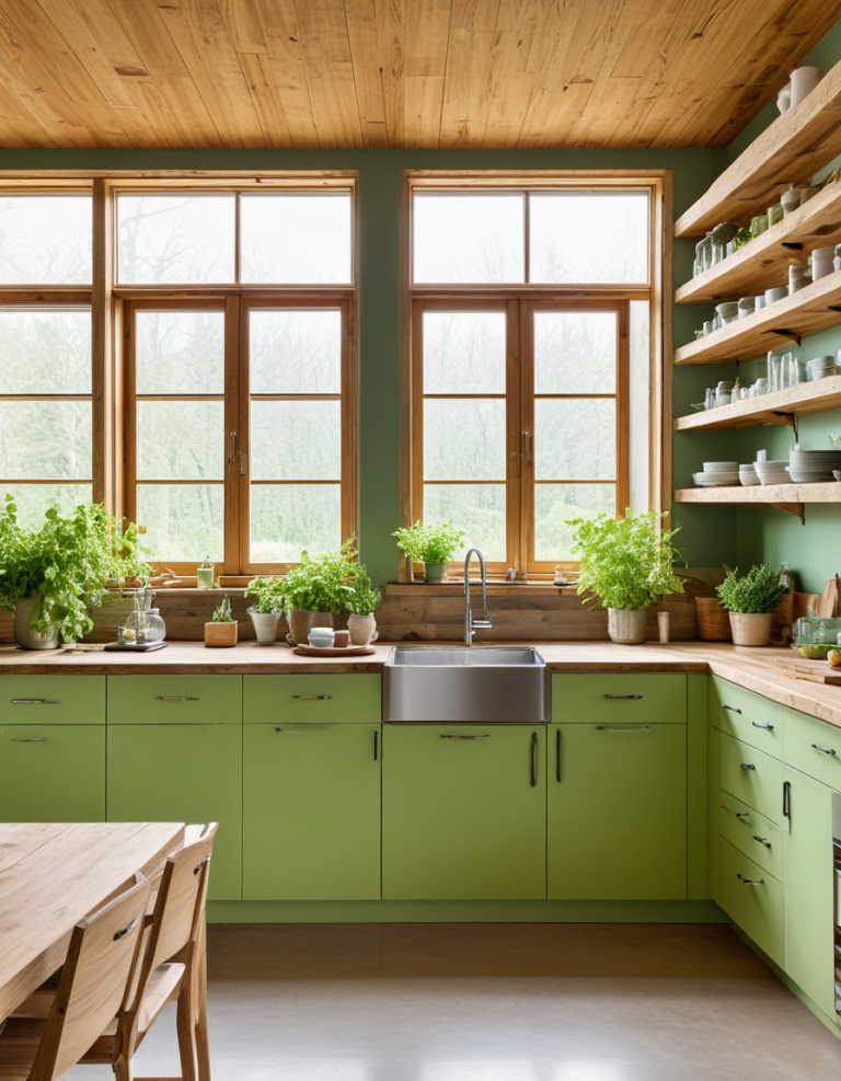 50 Stunning Green Kitchen Ideas To Elevate Your Home Design