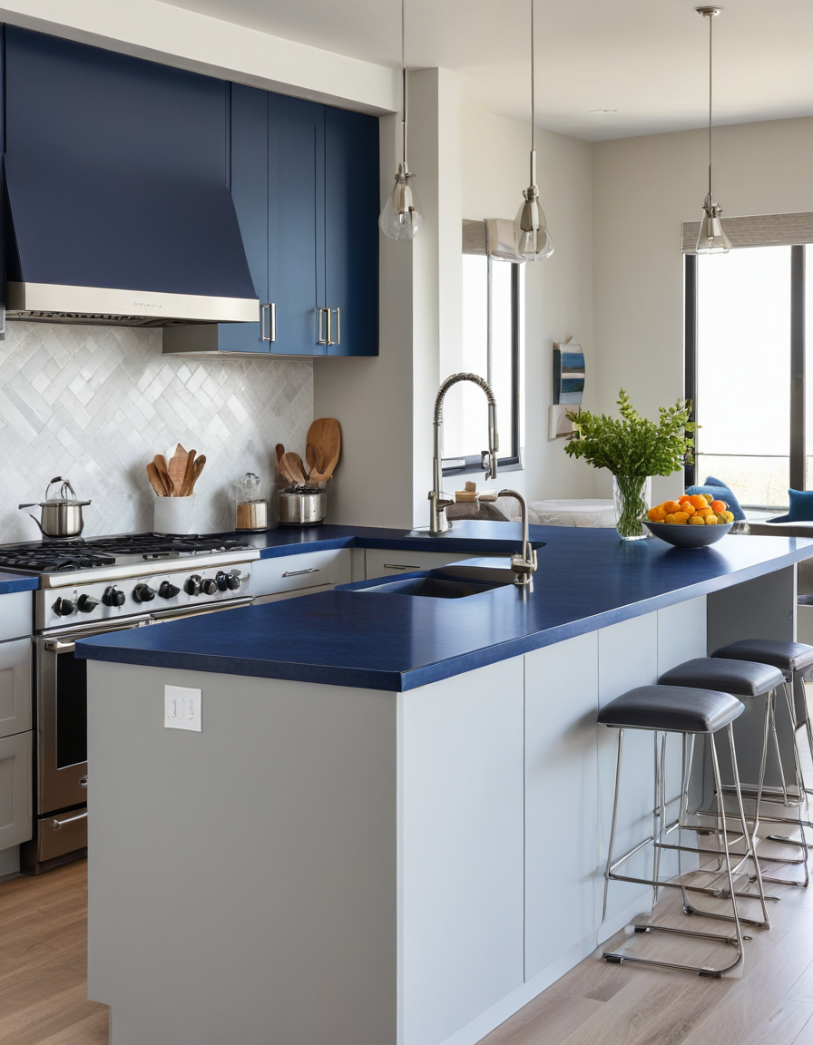 47 Blue Kitchen Ideas To Inspire A Stylish And Modern Culinary Space