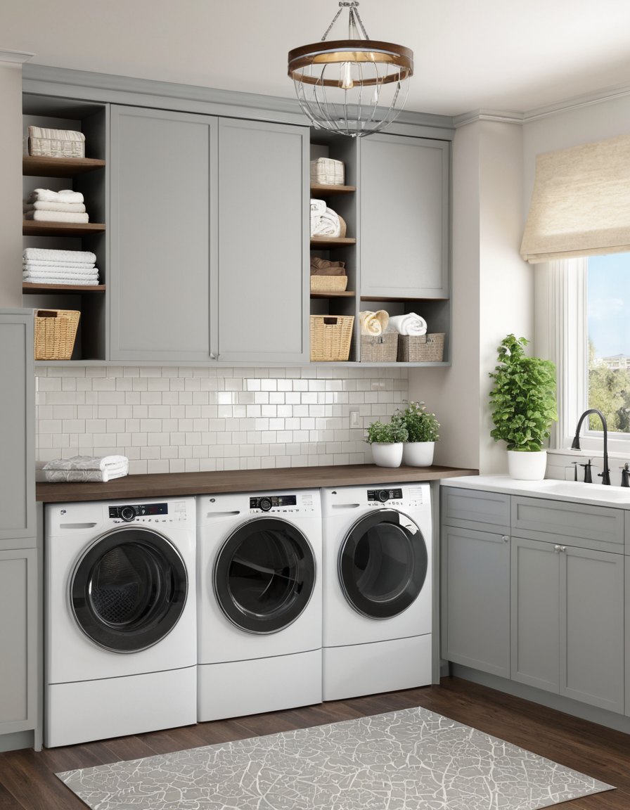 59 Laundry Room Cabinets And Shelves Ideas For A Stylish And Organized ...