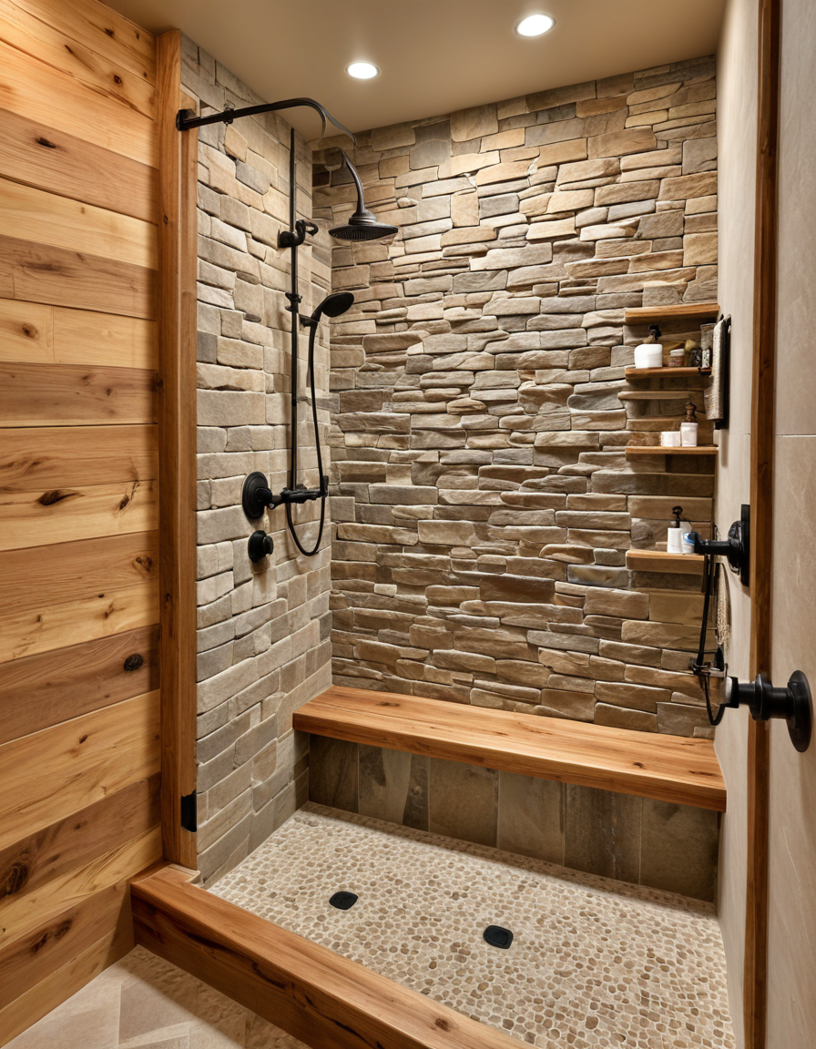 42 Half Wall Shower Ideas For A Stylish And Functional Bathroom Design