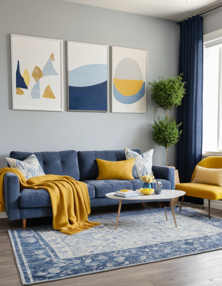 43 Gray And Blue Living Room Ideas To Elevate Your Home's Style