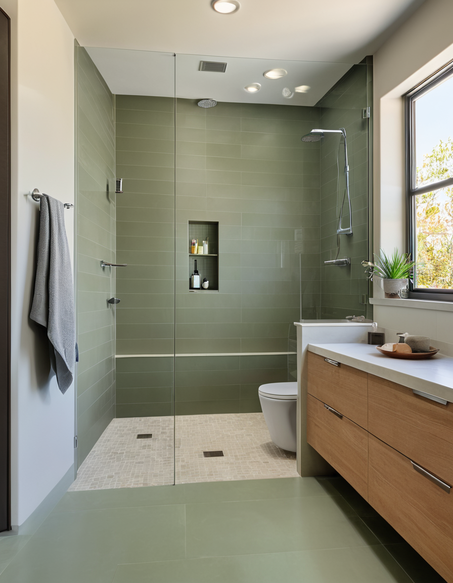 46 No Door Shower Ideas for a Modern, Open Bathroom Design