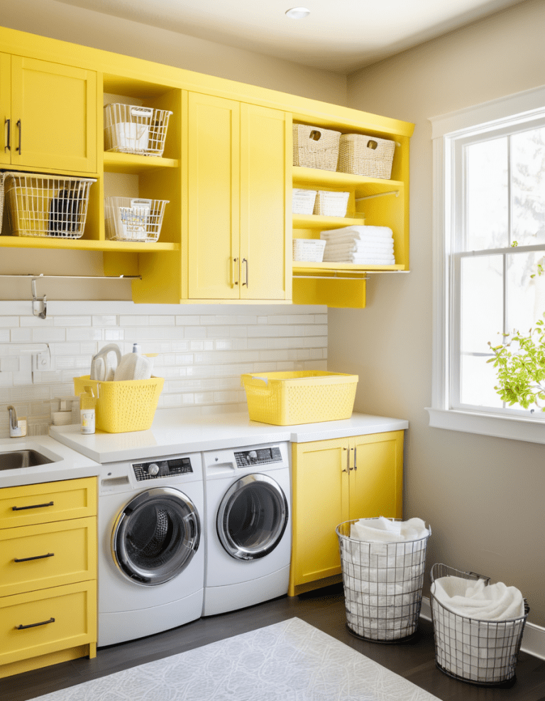 59 Laundry Room Cabinets And Shelves Ideas For A Stylish And Organized ...