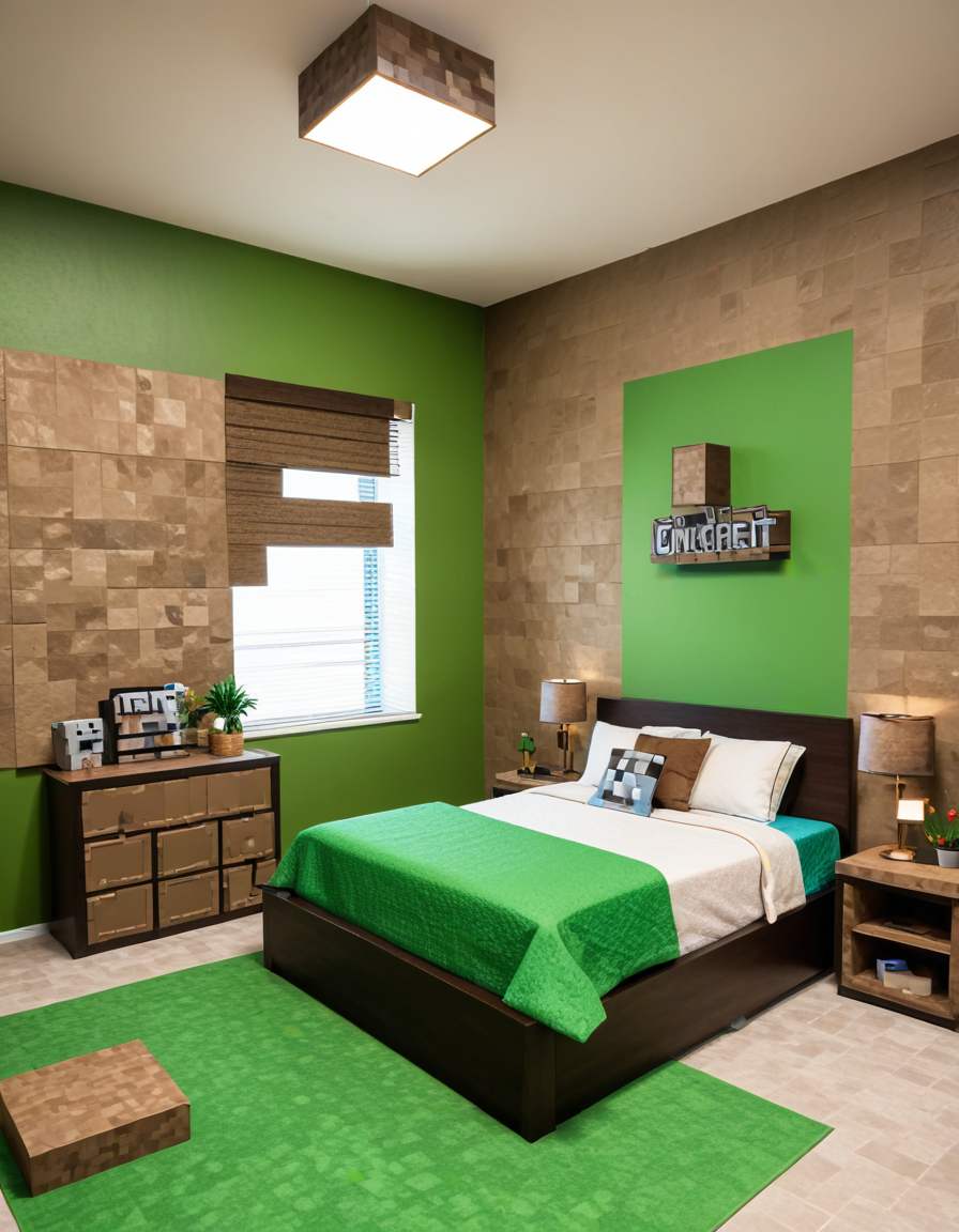 53 Minecraft Bedroom Ideas: Transform Your Room Into A Pixelated Adventure