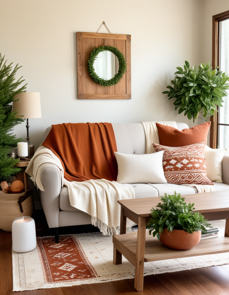 46 Earthy Living Room Ideas To Create A Warm And Natural Home
