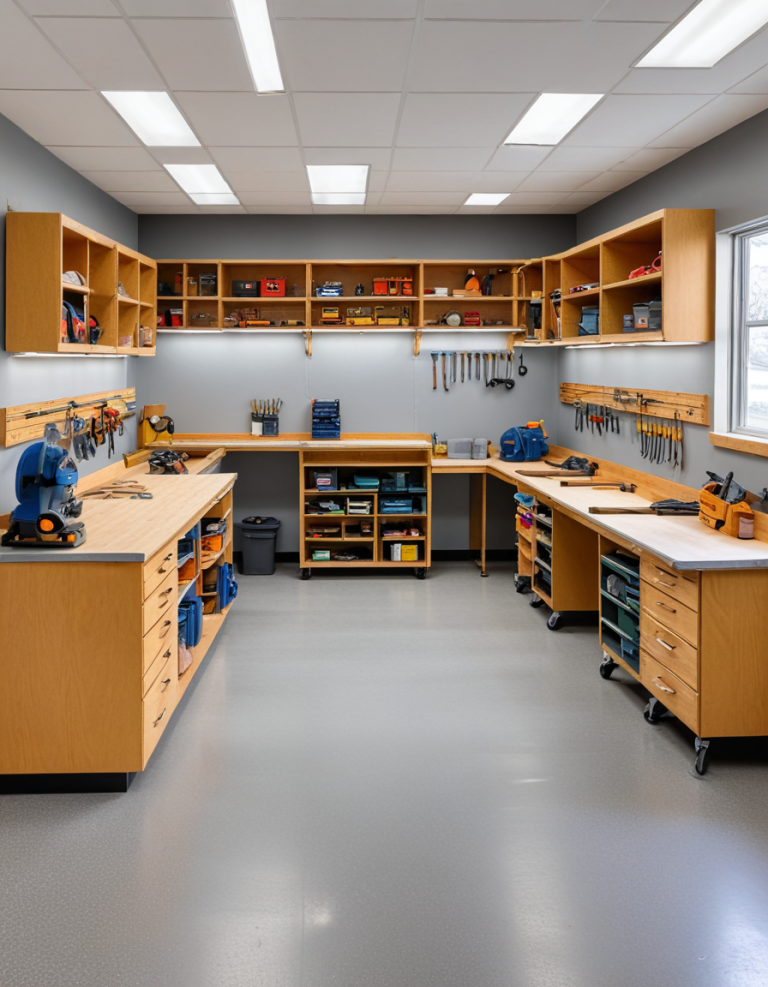 44 Workshop Design Ideas To Maximize Space, Efficiency, And Creativity