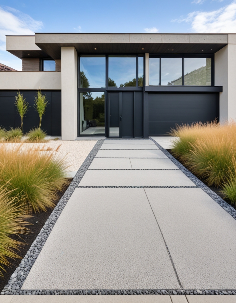 57 Modern Driveway Ideas To Elevate Your Home’s Curb Appeal
