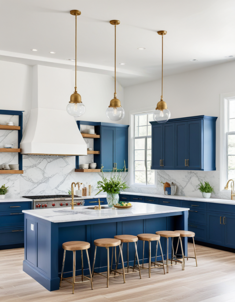 52 Blue Kitchen Ideas To Elevate Your Cooking Space With Style