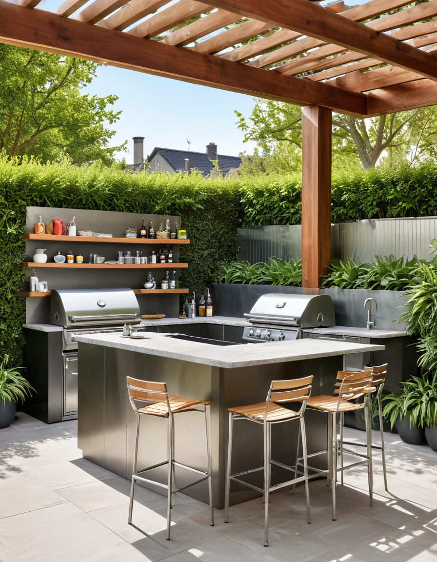 52 Outdoor BBQ Area In Garden Ideas To Elevate Your Backyard Experience