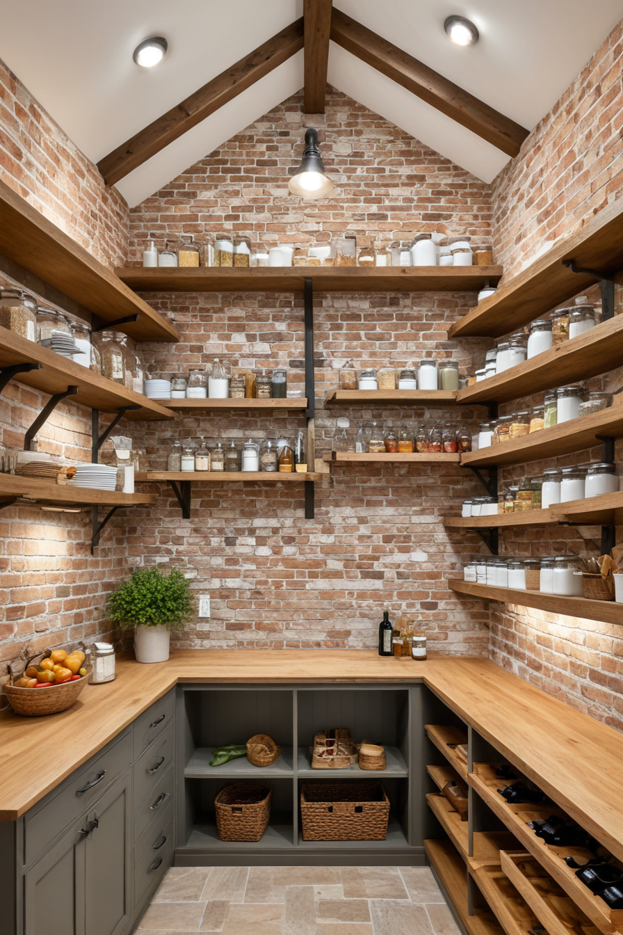 46 Farmhouse Pantry Ideas To Inspire Your Perfect Rustic Storage Space