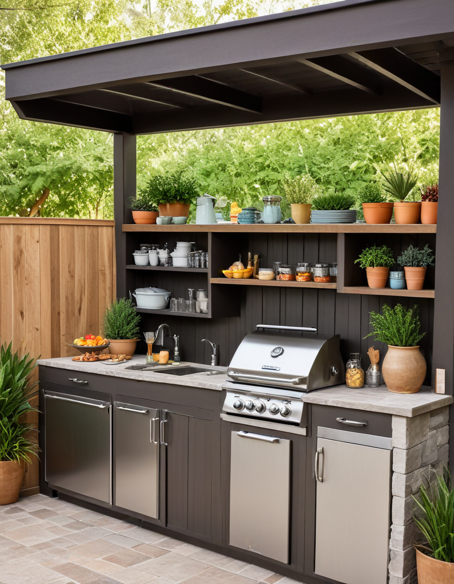 53 Backyard Kitchen Ideas To Transform Your Outdoor Space Into A ...