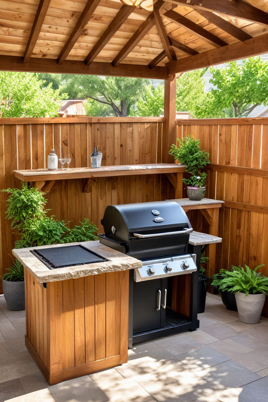 49 Outdoor BBQ Area With Roof Ideas To Elevate Your Backyard Space