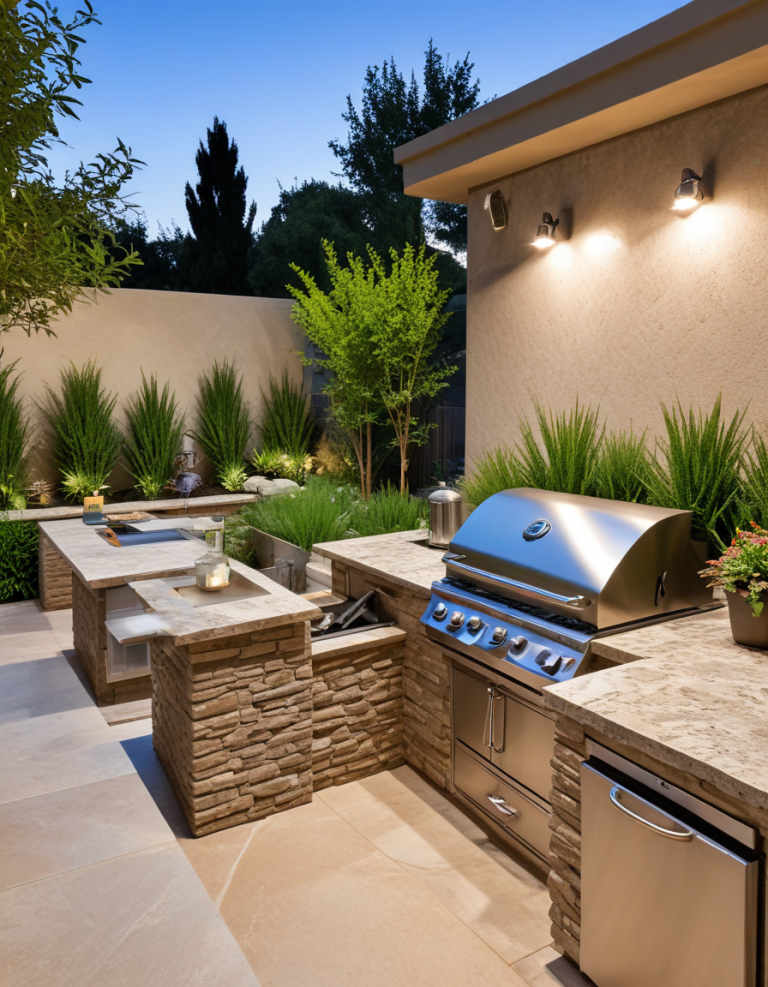 52 Outdoor BBQ Area In Garden Ideas To Elevate Your Backyard Experience