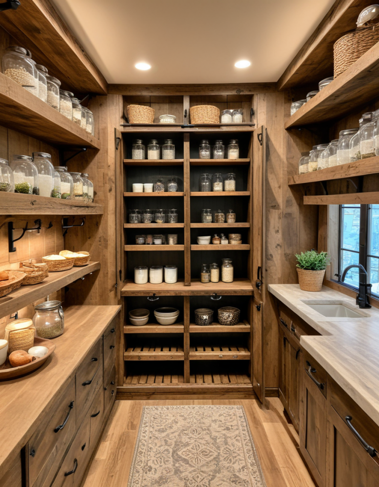 48 Hidden Pantry Walk-In Ideas To Maximize Space And Elevate Your ...