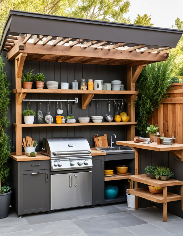 53 Backyard Kitchen Ideas To Transform Your Outdoor Space Into A ...