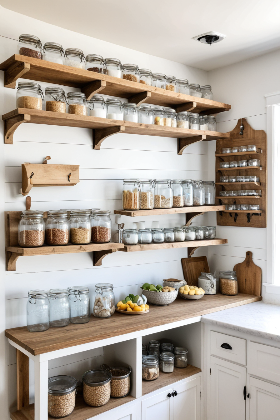 46 Farmhouse Pantry Ideas To Inspire Your Perfect Rustic Storage Space