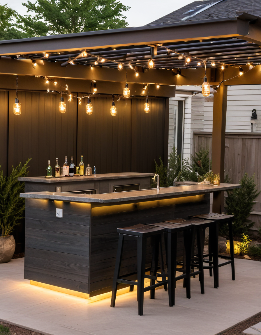 48 Outdoor Bar Ideas To Elevate Your Backyard Entertaining Space
