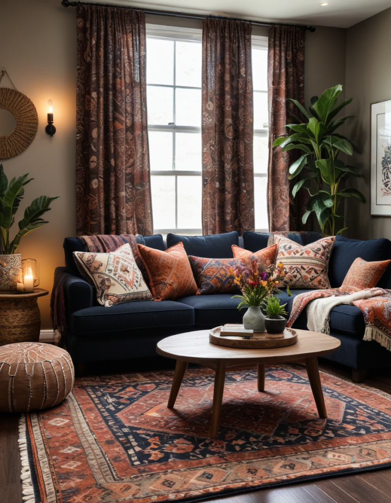 51 Dark Boho Living Room Ideas To Create A Stunning And Cozy Atmosphere