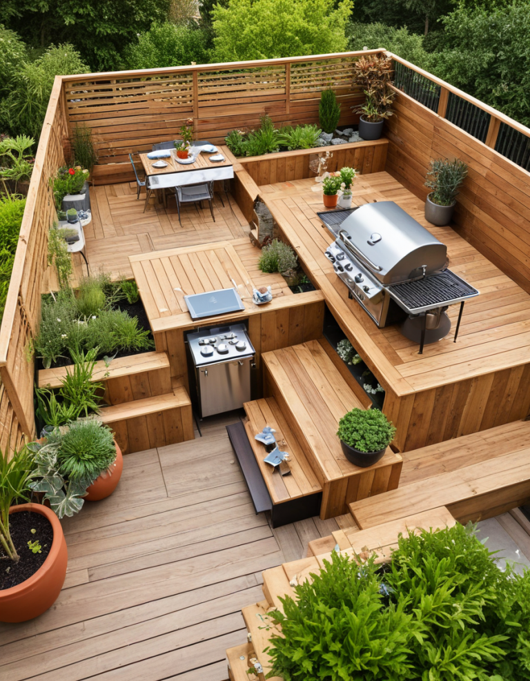 52 Outdoor BBQ Area In Garden Ideas To Elevate Your Backyard Experience