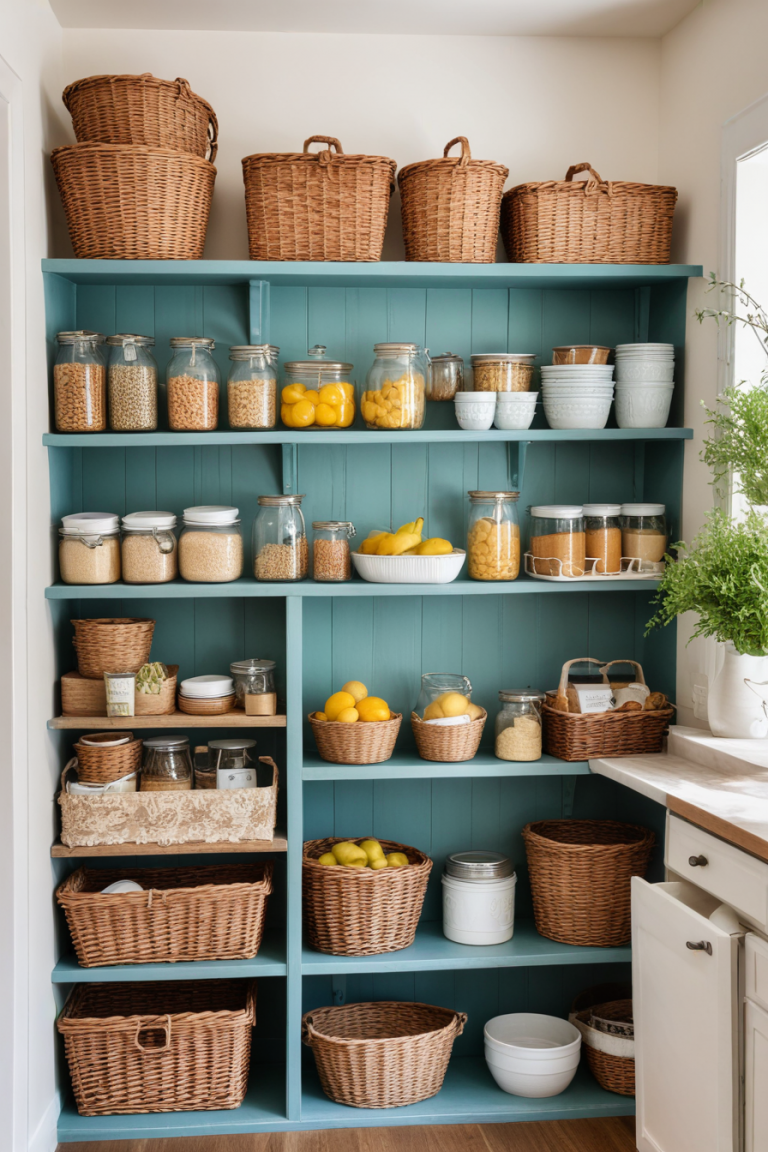 46 Farmhouse Pantry Ideas To Inspire Your Perfect Rustic Storage Space