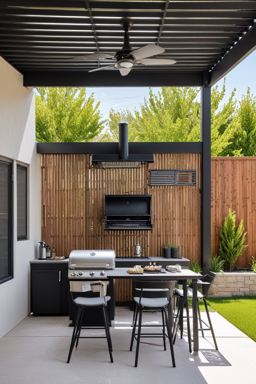 49 Outdoor BBQ Area With Roof Ideas To Elevate Your Backyard Space