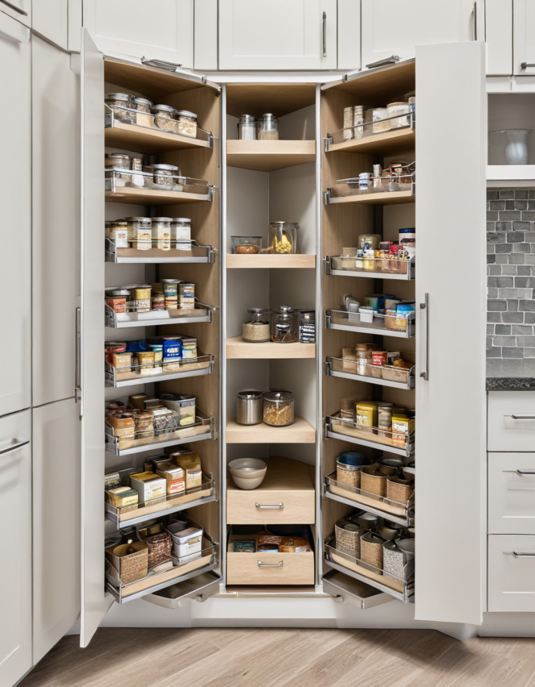 48 Brilliant Corner Kitchen Pantry Ideas To Maximize Space And Style
