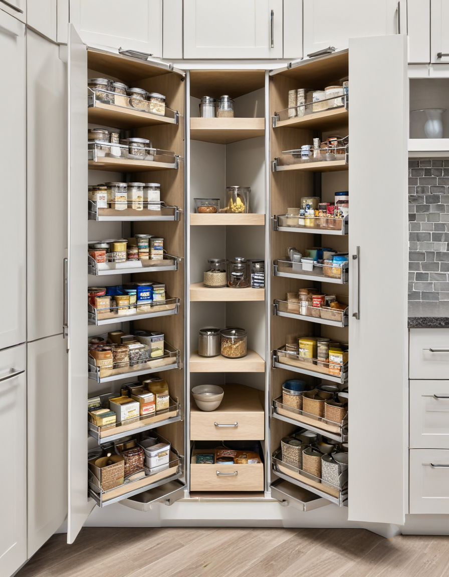 48 Brilliant Corner Kitchen Pantry Ideas To Maximize Space And Style