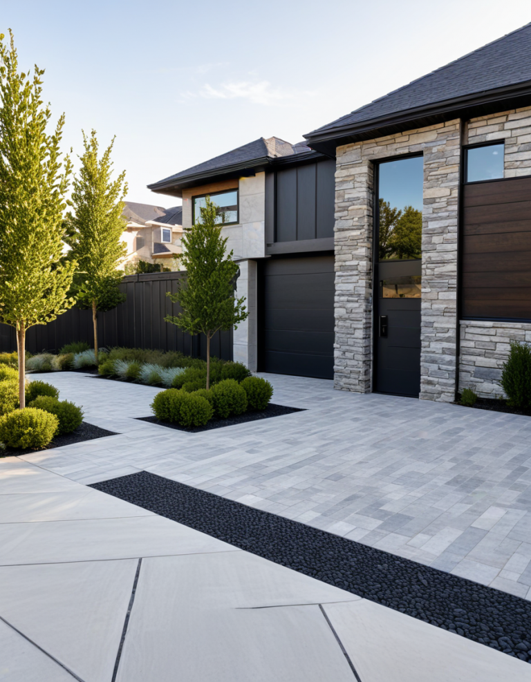 57 Modern Driveway Ideas To Elevate Your Home’s Curb Appeal