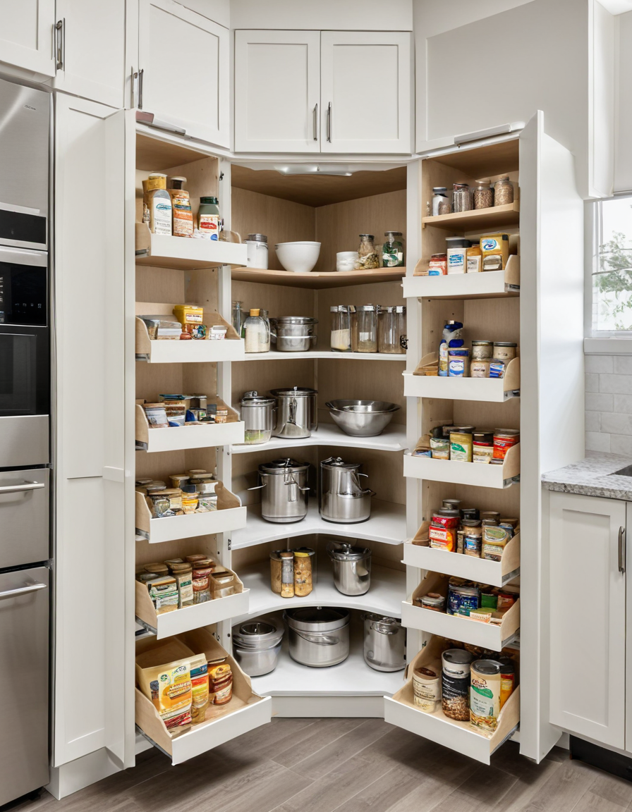 48 Brilliant Corner Kitchen Pantry Ideas To Maximize Space And Style