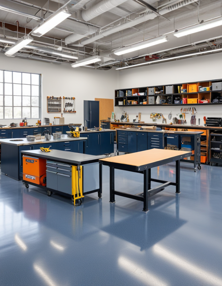 44 Workshop Design Ideas To Maximize Space, Efficiency, And Creativity