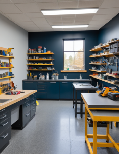 44 Workshop Design Ideas To Maximize Space, Efficiency, And Creativity