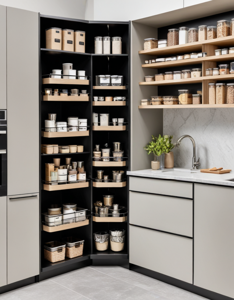 48 Brilliant Corner Kitchen Pantry Ideas To Maximize Space And Style