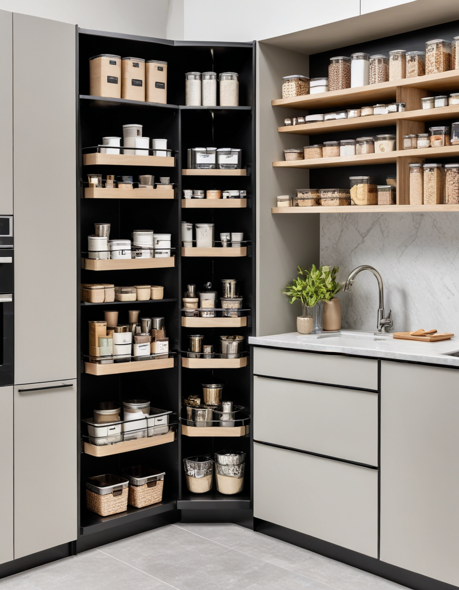 48 Brilliant Corner Kitchen Pantry Ideas To Maximize Space And Style