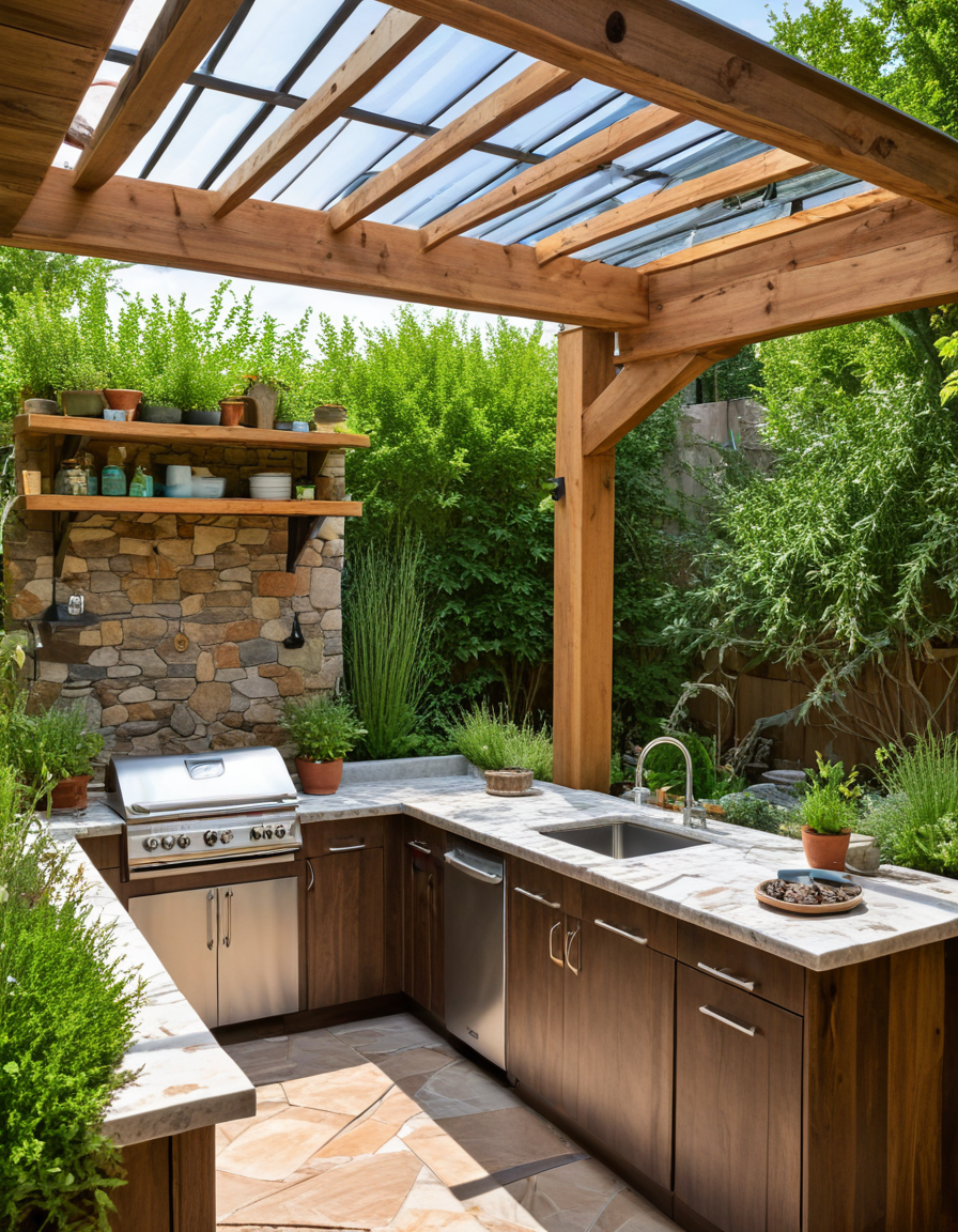53 Backyard Kitchen Ideas To Transform Your Outdoor Space Into A ...