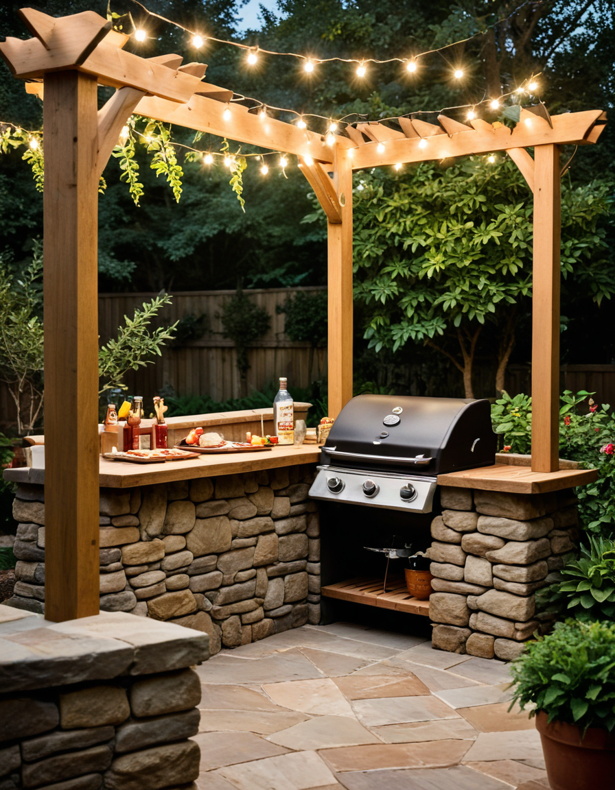 52 Outdoor BBQ Area In Garden Ideas To Elevate Your Backyard Experience