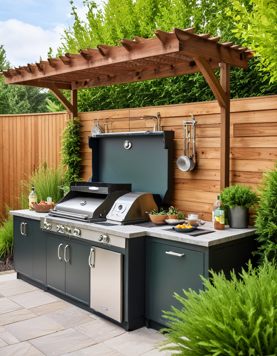 52 Outdoor BBQ Area In Garden Ideas To Elevate Your Backyard Experience