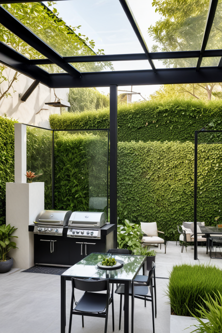 49 Outdoor BBQ Area With Roof Ideas To Elevate Your Backyard Space