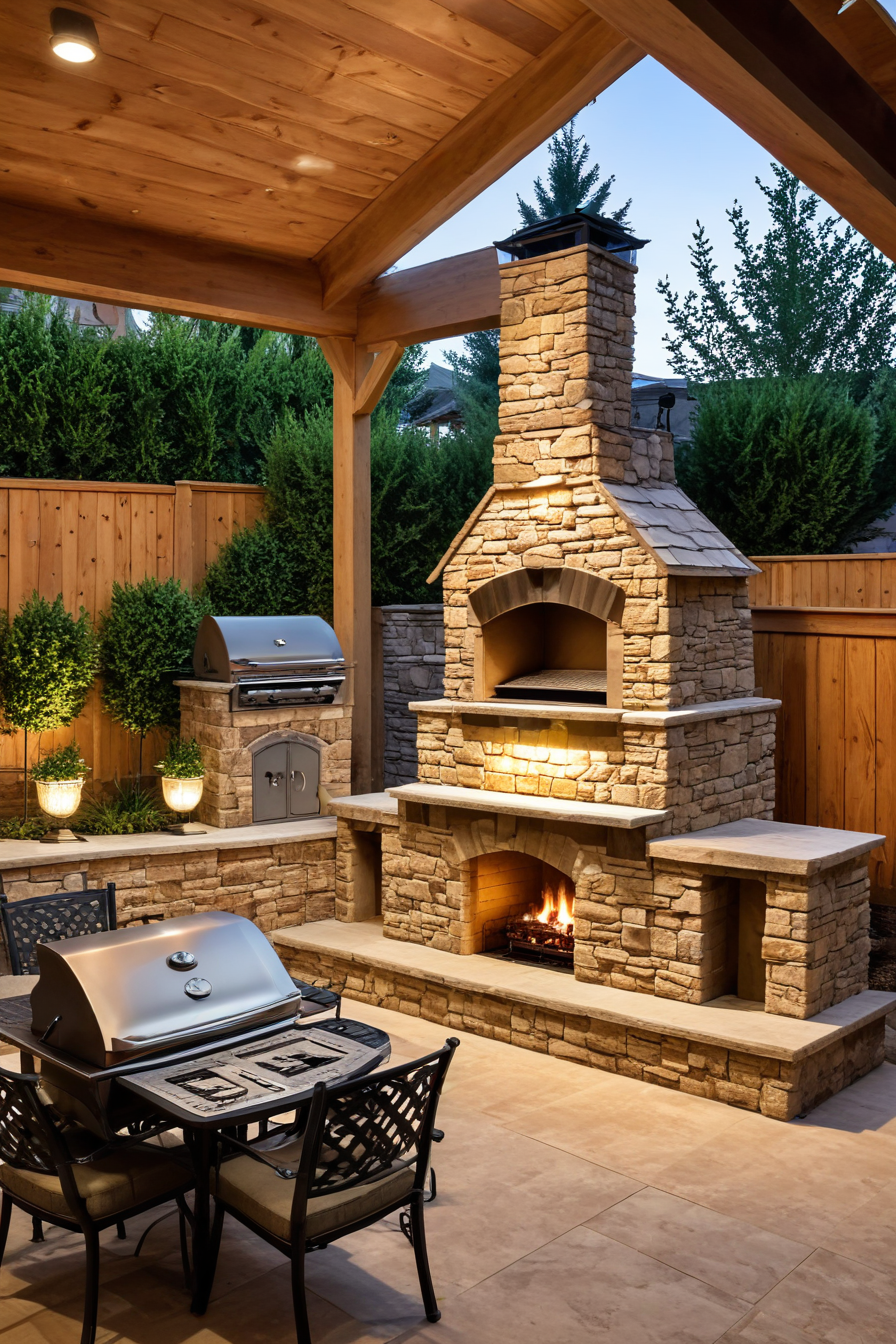 49 Outdoor BBQ Area With Roof Ideas To Elevate Your Backyard Space