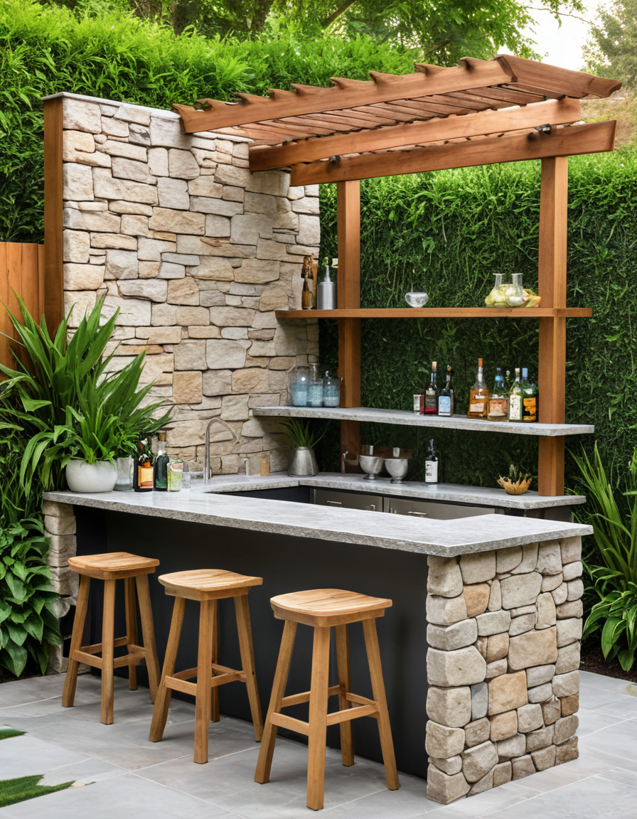 48 Outdoor Bar Ideas To Elevate Your Backyard Entertaining Space