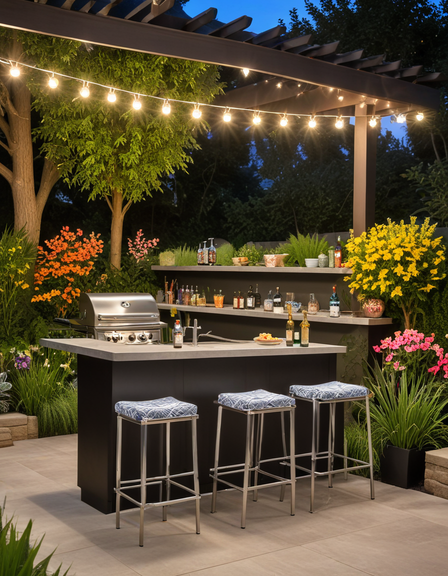 52 Outdoor BBQ Area In Garden Ideas To Elevate Your Backyard Experience