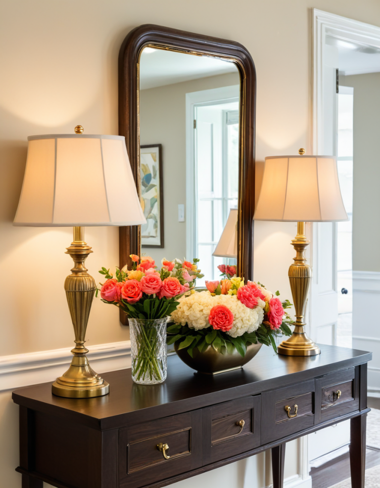 47 Foyer Ideas To Elevate Your Home’s Entrance With Style And Functionality