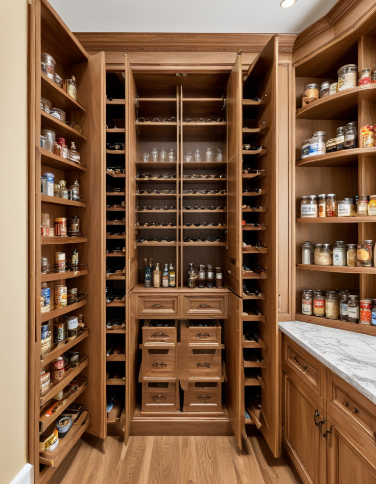 48 Hidden Pantry Walk-In Ideas To Maximize Space And Elevate Your ...