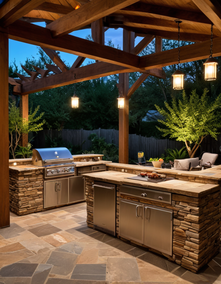 53 Backyard Kitchen Ideas To Transform Your Outdoor Space Into A ...