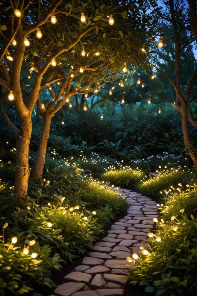45 Garden Lighting Ideas To Transform Your Outdoor Space Into A Glowing ...