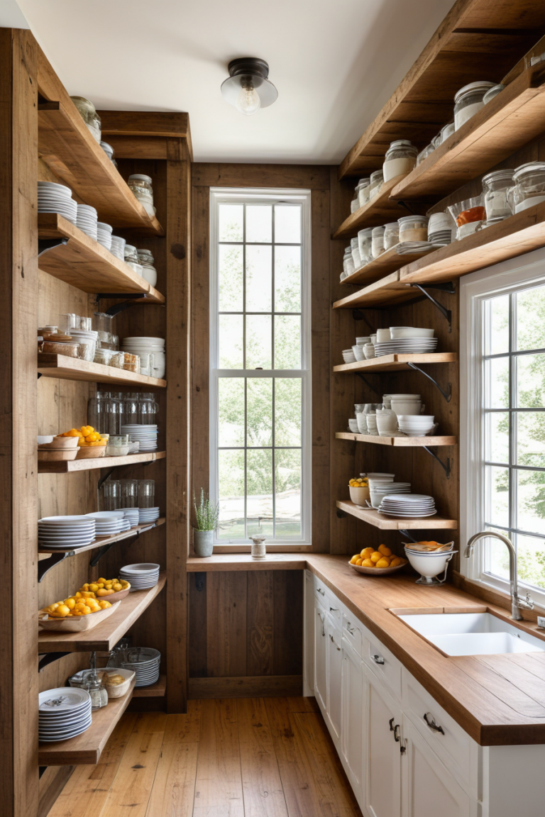 46 Farmhouse Pantry Ideas To Inspire Your Perfect Rustic Storage Space