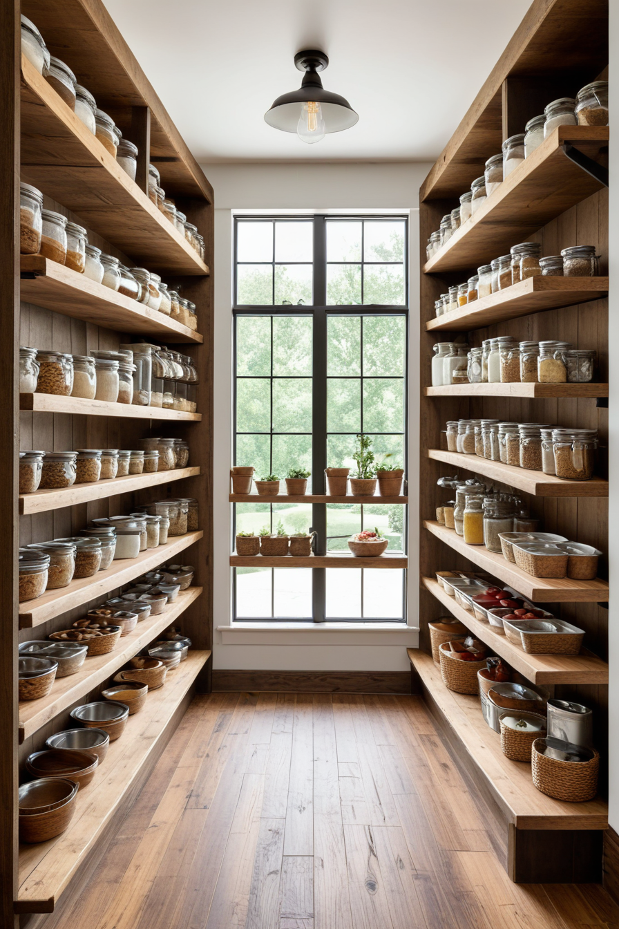 46 Farmhouse Pantry Ideas To Inspire Your Perfect Rustic Storage Space