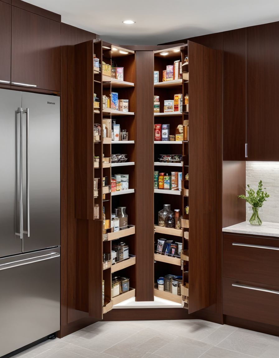48 Brilliant Corner Kitchen Pantry Ideas To Maximize Space And Style