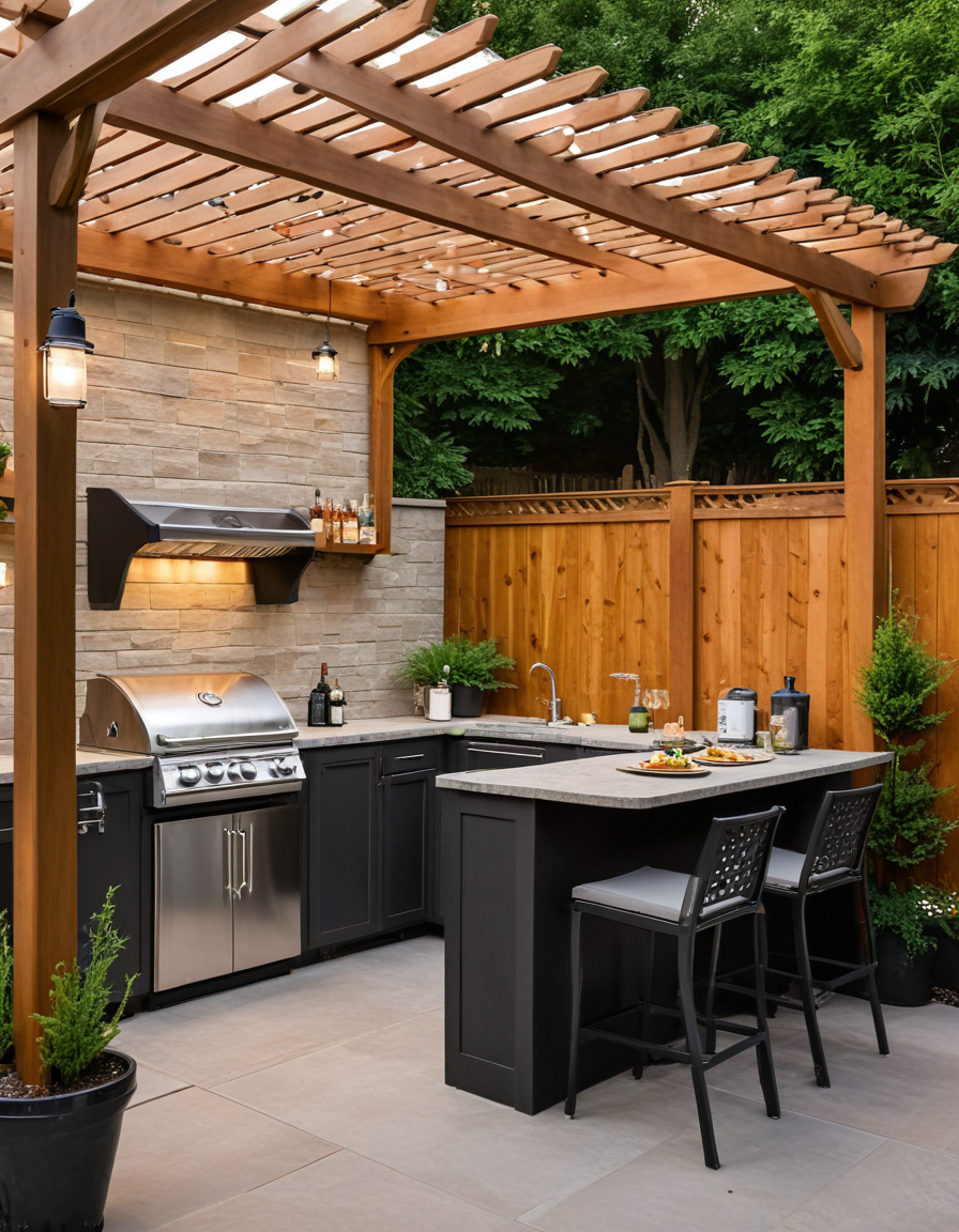 53 Backyard Kitchen Ideas To Transform Your Outdoor Space Into A ...