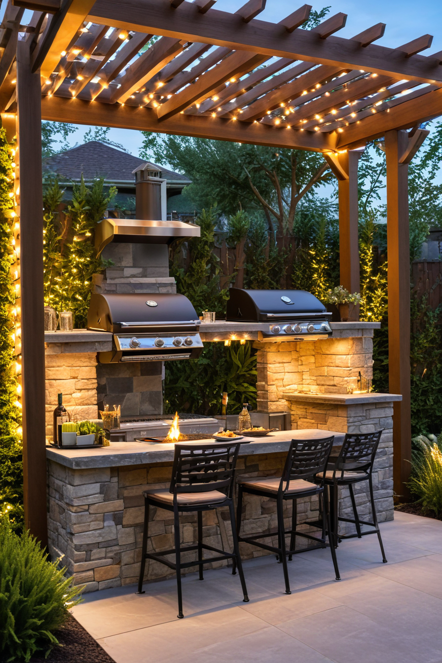 49 Outdoor BBQ Area With Roof Ideas To Elevate Your Backyard Space