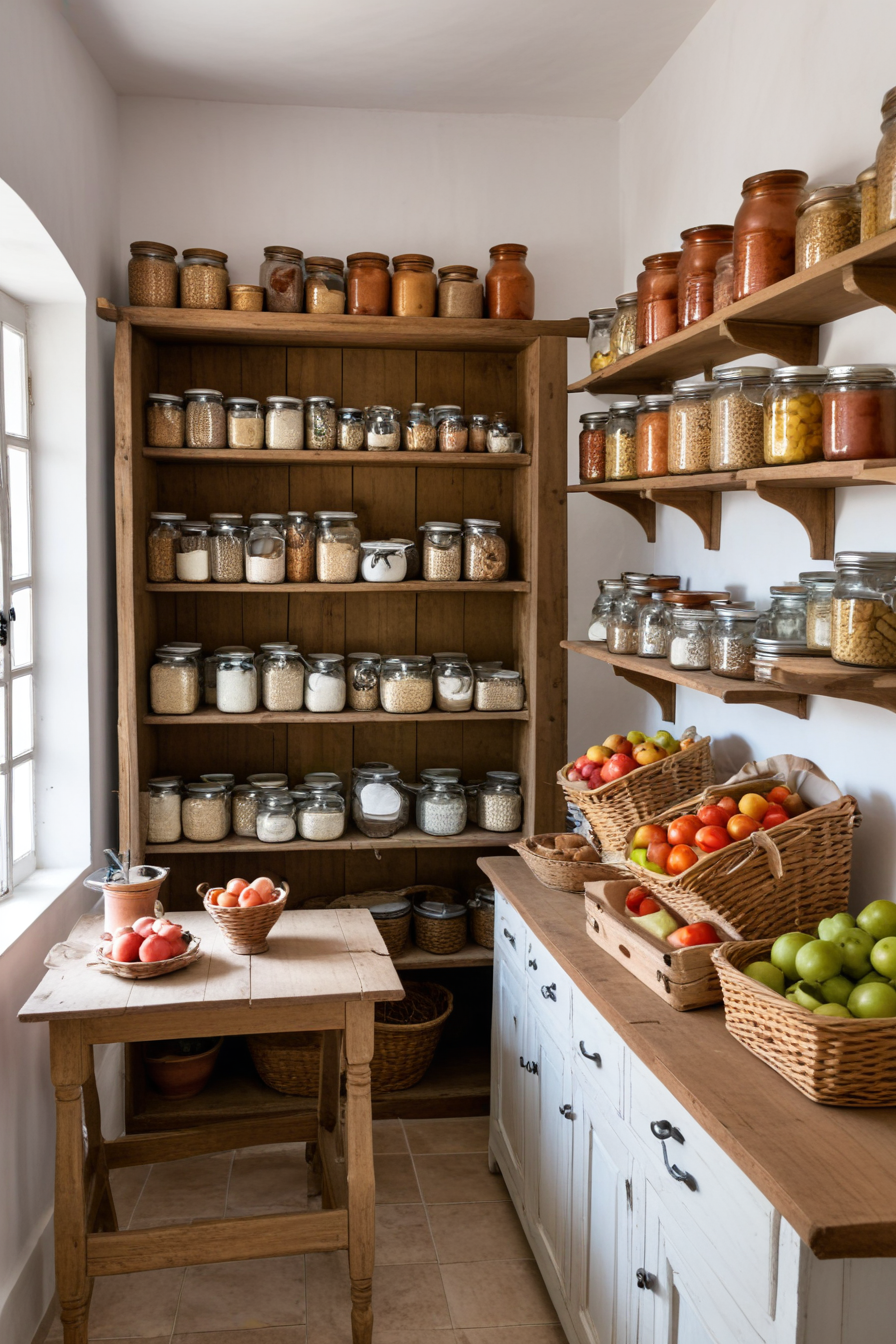 46 Farmhouse Pantry Ideas To Inspire Your Perfect Rustic Storage Space